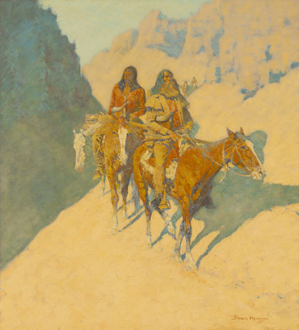 The Unknown Explorers, 1906 Collier's Print – Frederic Remington Art ...